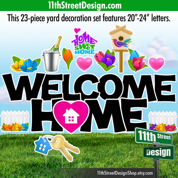 11th Street Design | Yard Card Set | Welcome Home Set